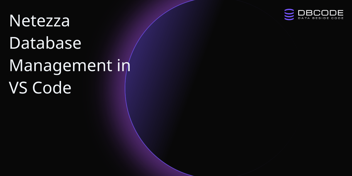 Netezza Database Management in VS Code | DBCode